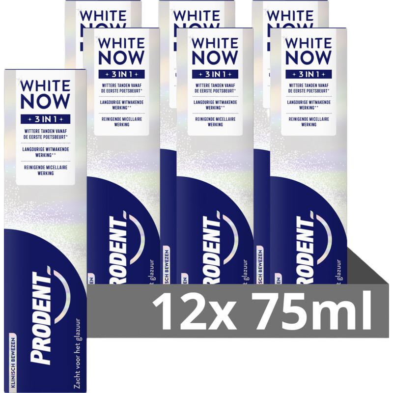 Prodent Tandpasta white now 3-in-1 reserveren | Albert Heijn