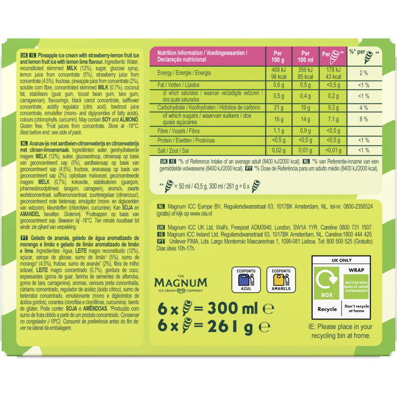 Ola Twister mini pineapple bestellen | Albert Heijn