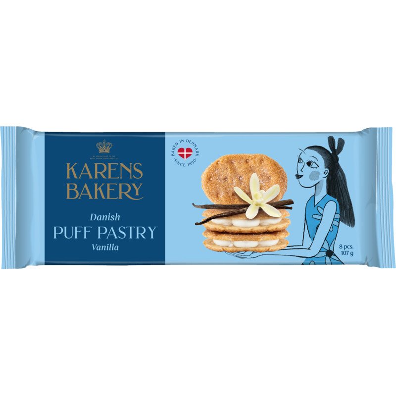 Karens Bakery Danish puff pastry vanilla bestellen | Albert Heijn
