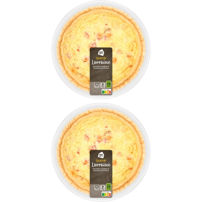 AH Quiche lorraine 2-pack bestellen | Albert Heijn