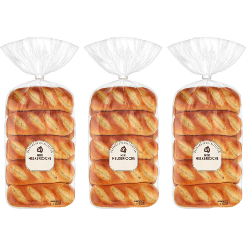 AH Mini melk brioche 3-pack bestellen | Albert Heijn