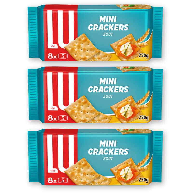 LU Mini crackers zout 3-pack bestellen | Albert Heijn