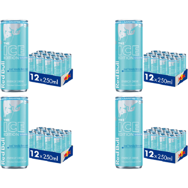 Red Bull Ice edition sugarfree 4x 12-pack bestellen | Albert Heijn