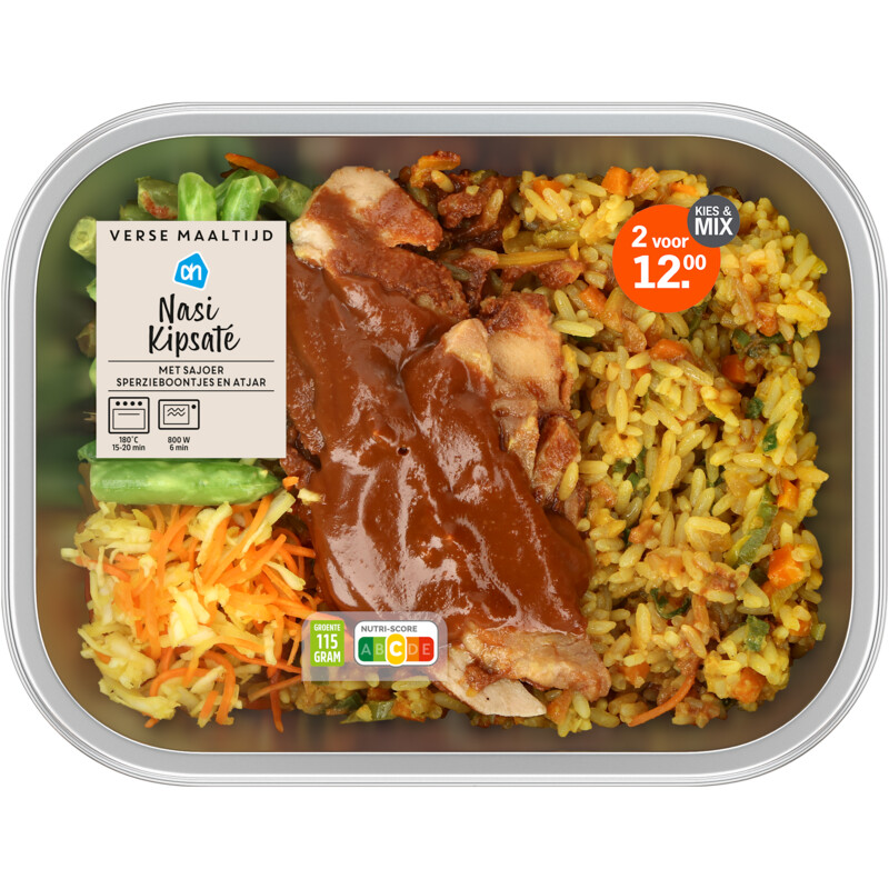 AH Verse maaltijd nasi kipsate reserveren | Albert Heijn