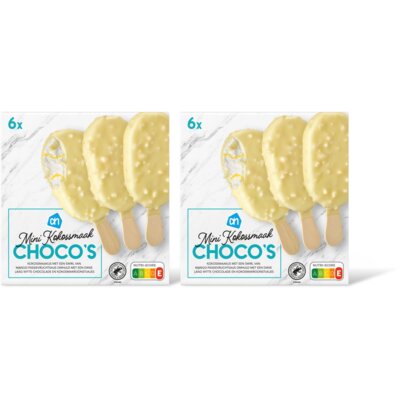 AH Mini kokossmaak choco's 2-pack bestellen | Albert Heijn