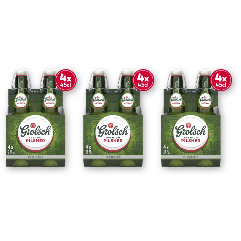 Grolsch Premium pilsner bier beugel 12-pack bestellen | Albert Heijn