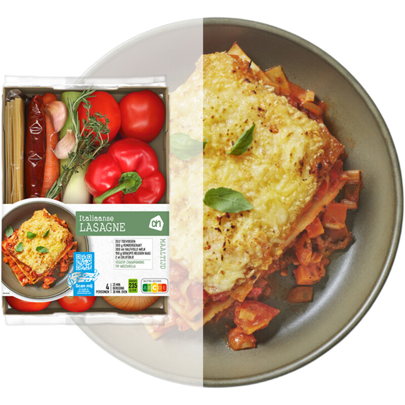 AH Italiaanse Lasagne Verspakket bestellen | Albert Heijn