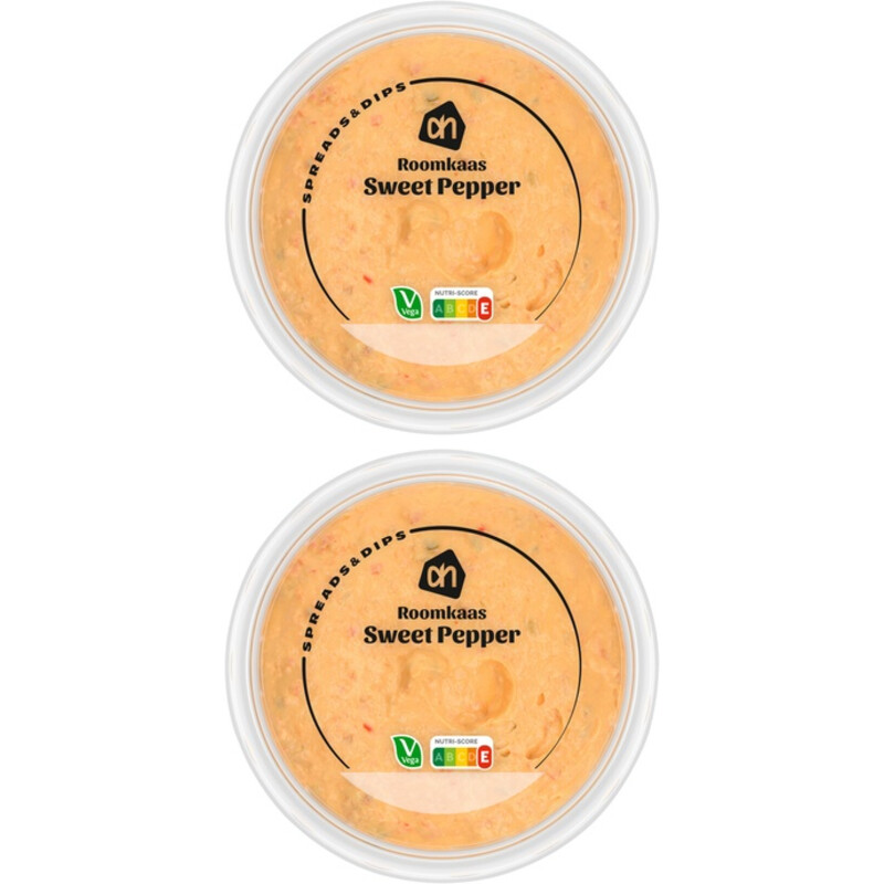 AH Roomkaas met sweetpepper 2-pack bestellen | Albert Heijn