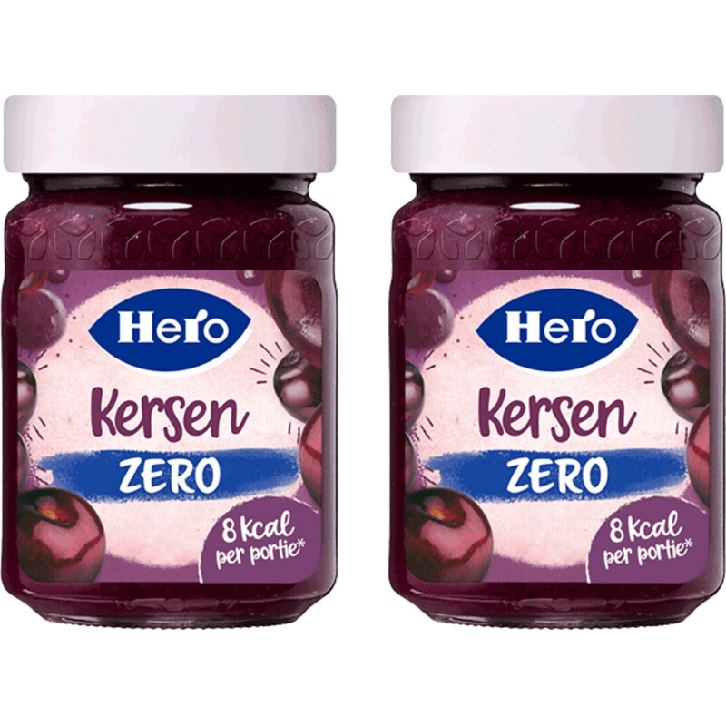 Hero jam zero kersen 2-pack bestellen | Albert Heijn
