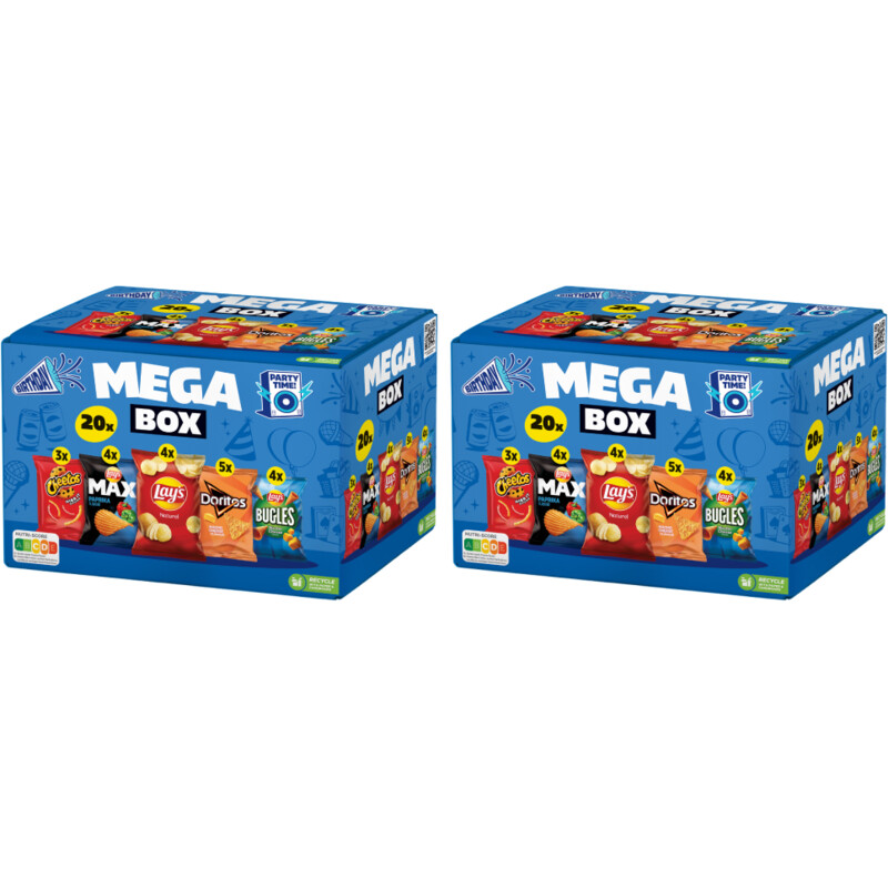 Lay's Mega box 40-pack reserveren | Albert Heijn