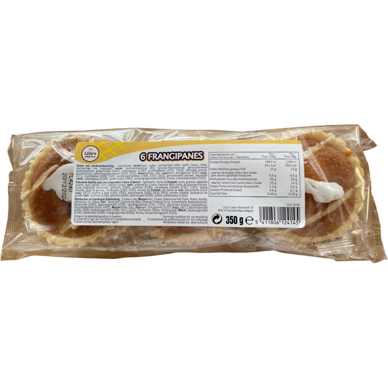 Lilly's cakes Frangipanes bel reserveren | Albert Heijn