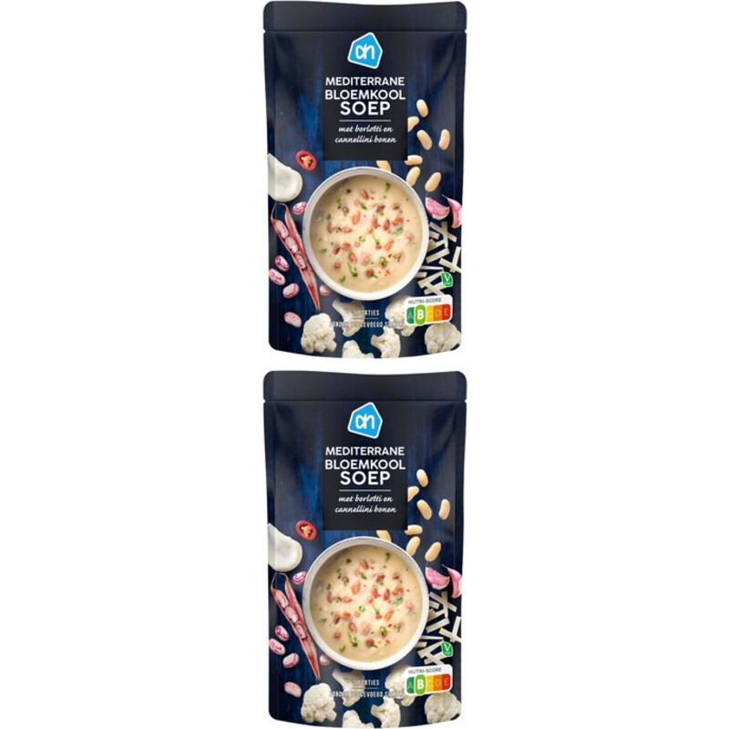 AH Mediterrane bloemkool soep 2-pack bestellen | Albert Heijn