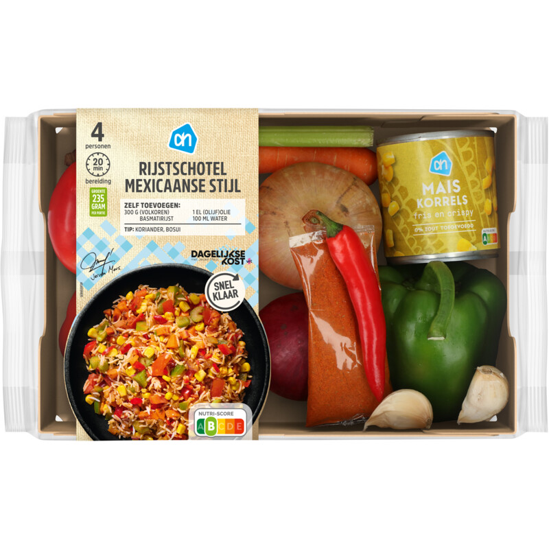 AH Dagelijkse kost rijstschotel Mexicaans bestellen | Albert Heijn