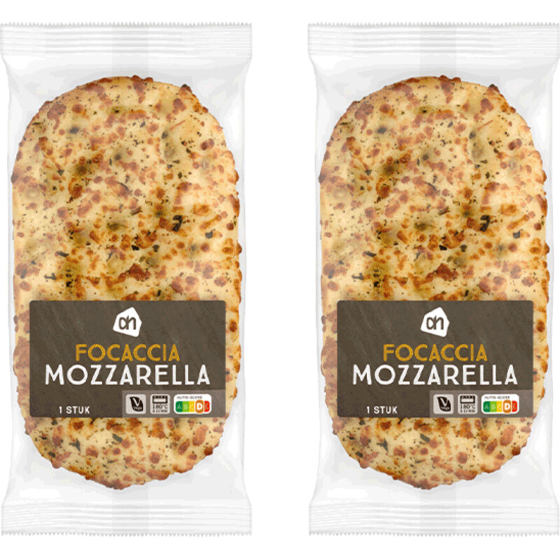 AH Focaccia mozzarella 2-pack reserveren | Albert Heijn