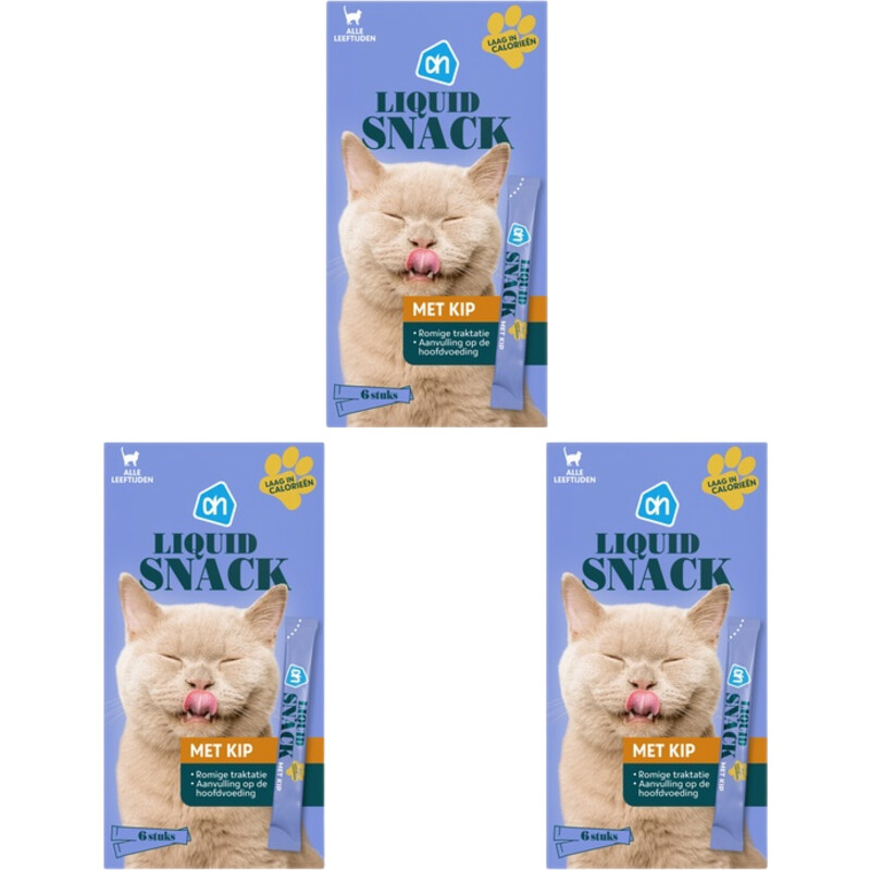 AH Liquid snack met kip 3-pack bestellen | Albert Heijn