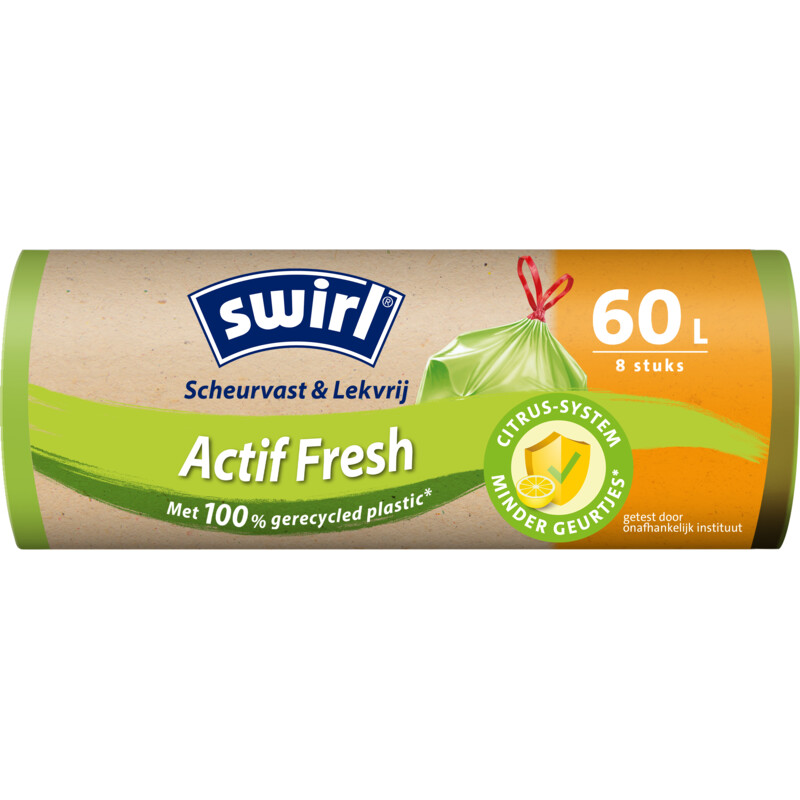 Swirl Vuilniszakken actif fresh 60 liter bestellen | Albert Heijn