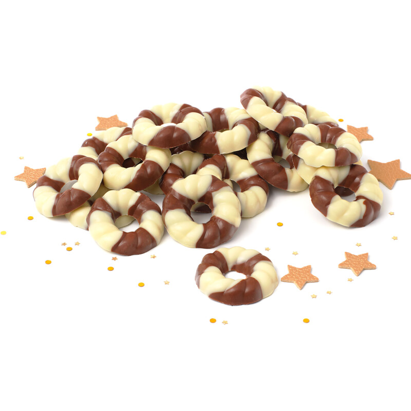 AH Excellent Chocoladekransjes melk en wit bestellen | Albert Heijn