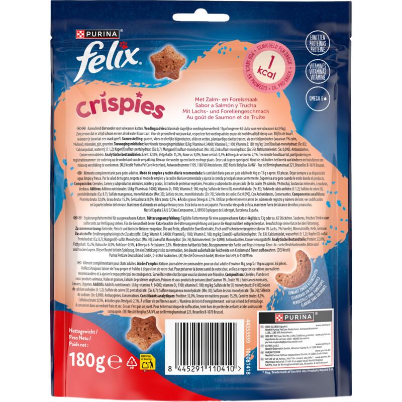 Felix Crispies zalm en forel maxi pack bestellen | Albert Heijn