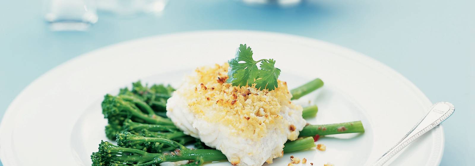 Zeewolf met amandelkorst en koriandermayonaise recept - Allerhande ...