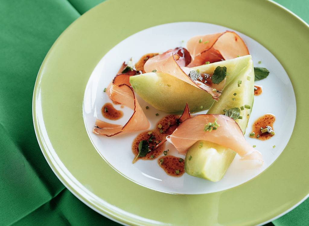 Meloen met kruidendressing en ham recept - Allerhande | Albert Heijn