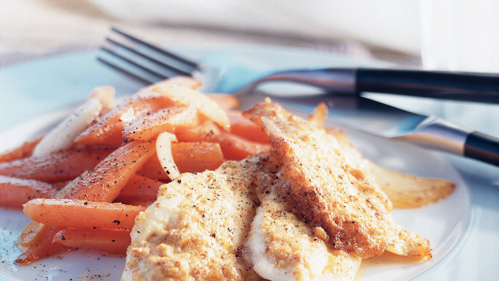 Gegrilde scholfilet met wortel recept - Allerhande | Albert Heijn