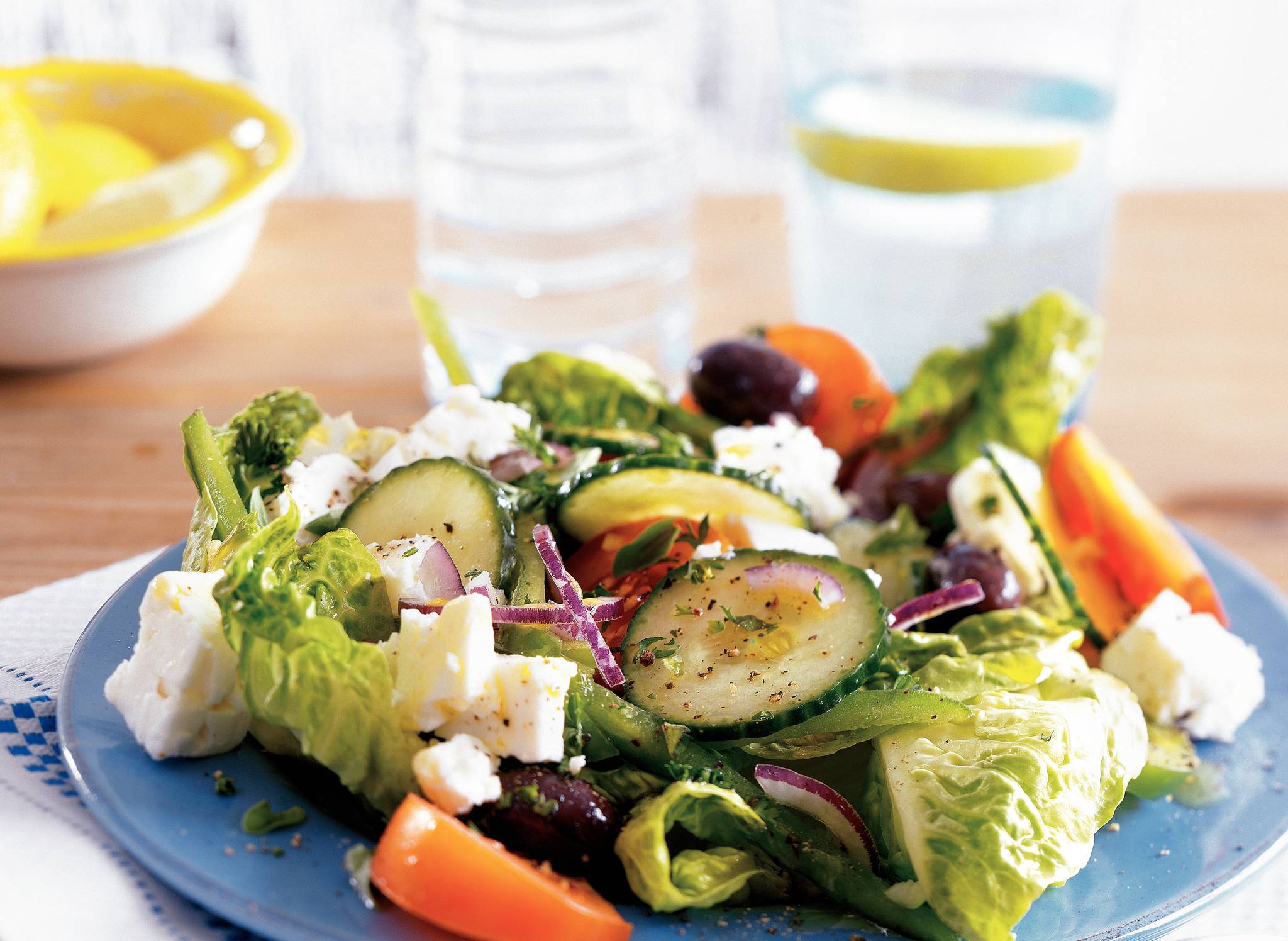 Saláta choriátiki - Traditionele Griekse boerensalade recept ...