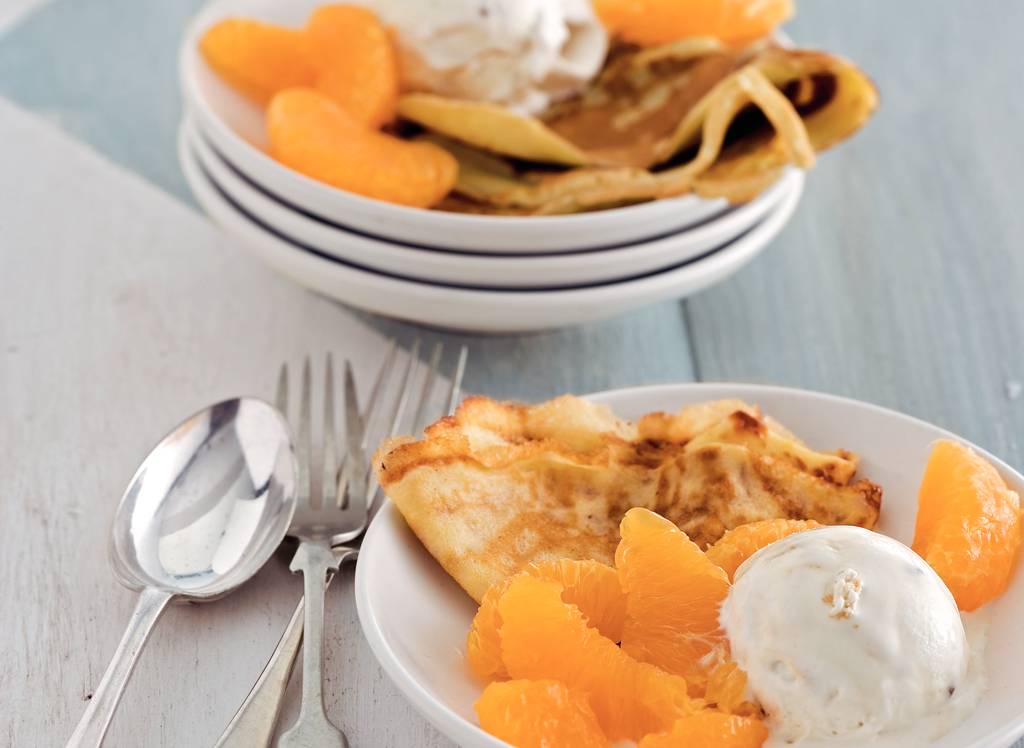 Flensjes met mandarijn recept - Allerhande | Albert Heijn