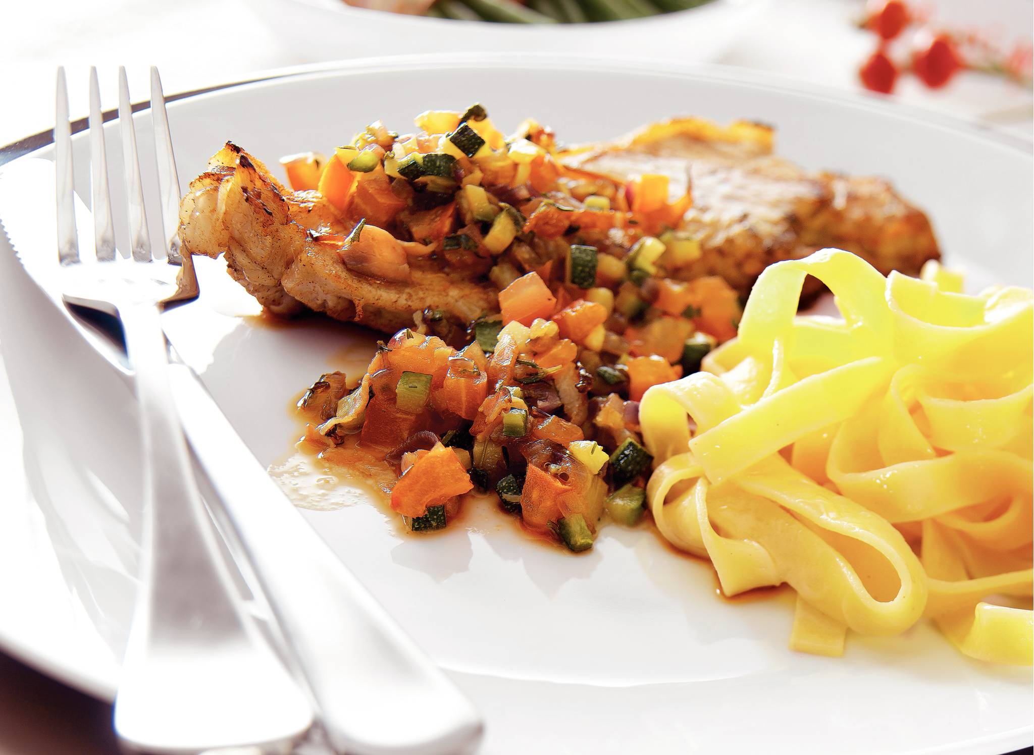 Kalfsentrecote met fijne groenten recept - Allerhande | Albert Heijn