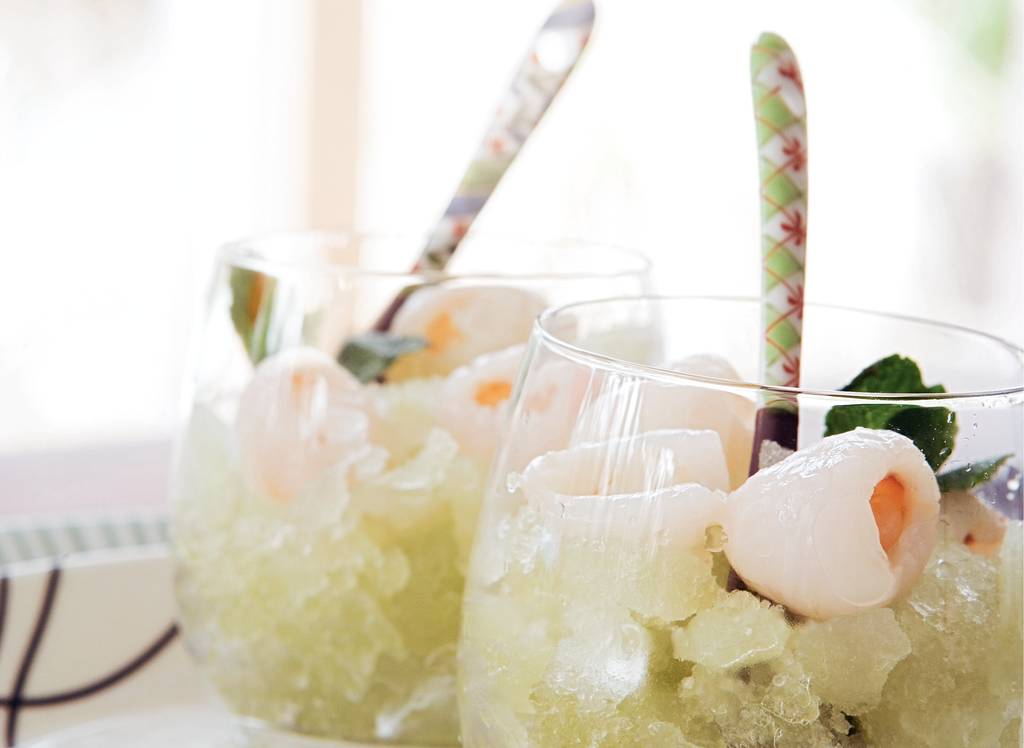 Granita van groene thee met lychee recept - Allerhande | Albert Heijn