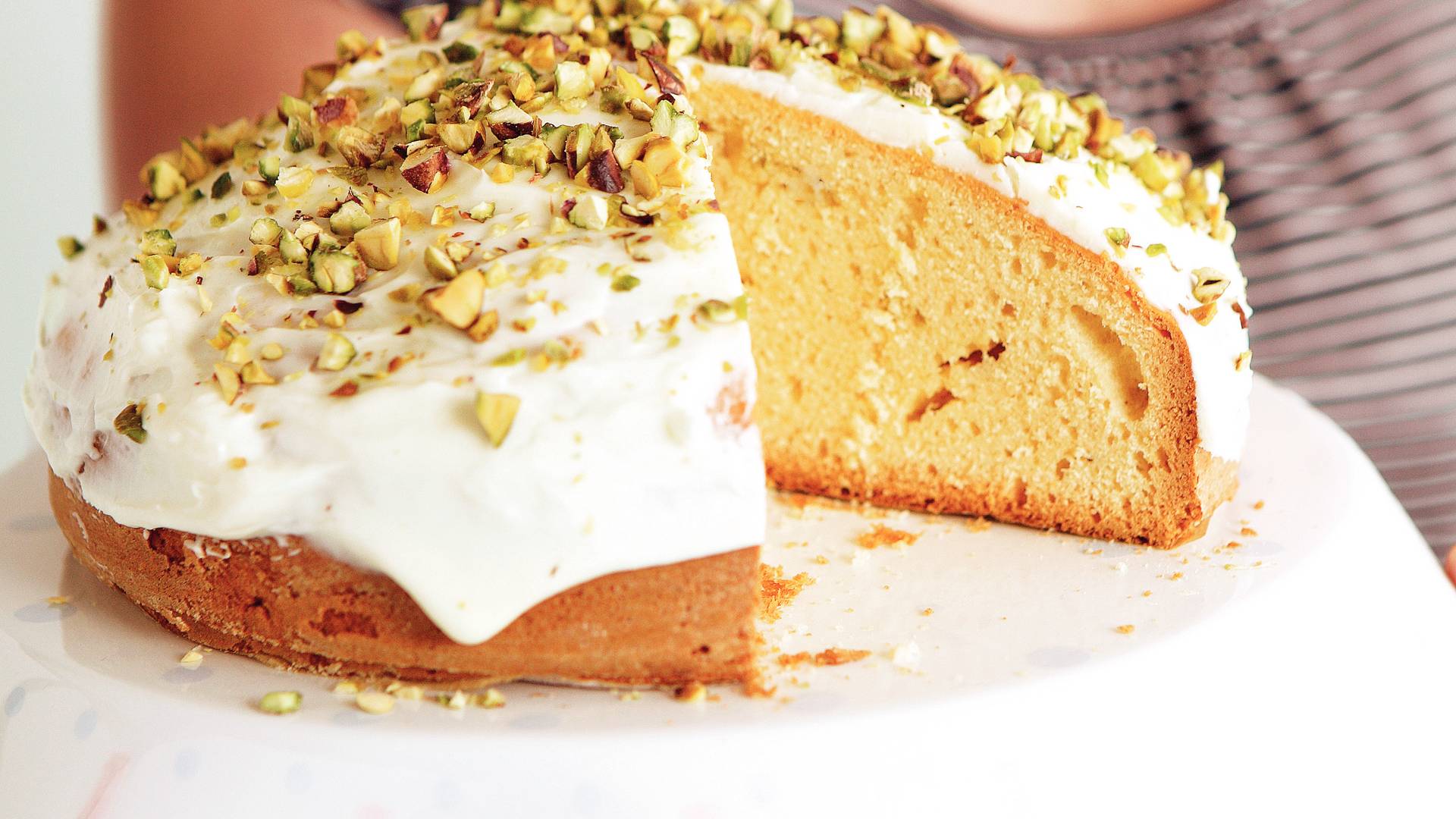 Cake met limoenmascarpone recept - Allerhande | Albert Heijn