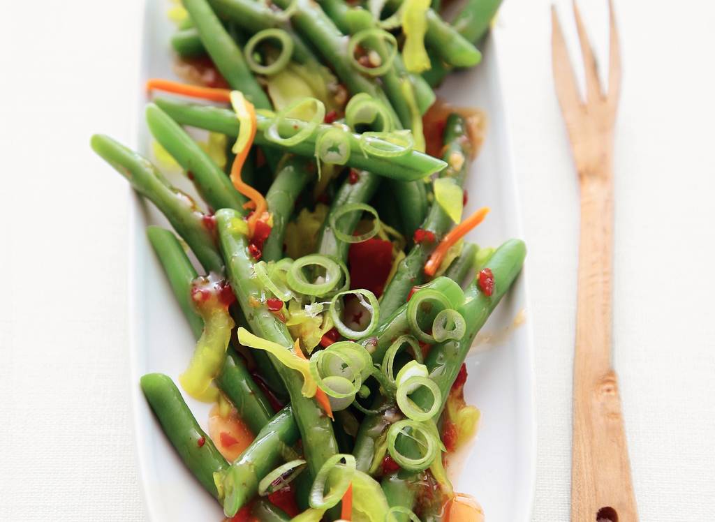 Zoetzure sperziebonen met atjar recept - Allerhande | Albert Heijn