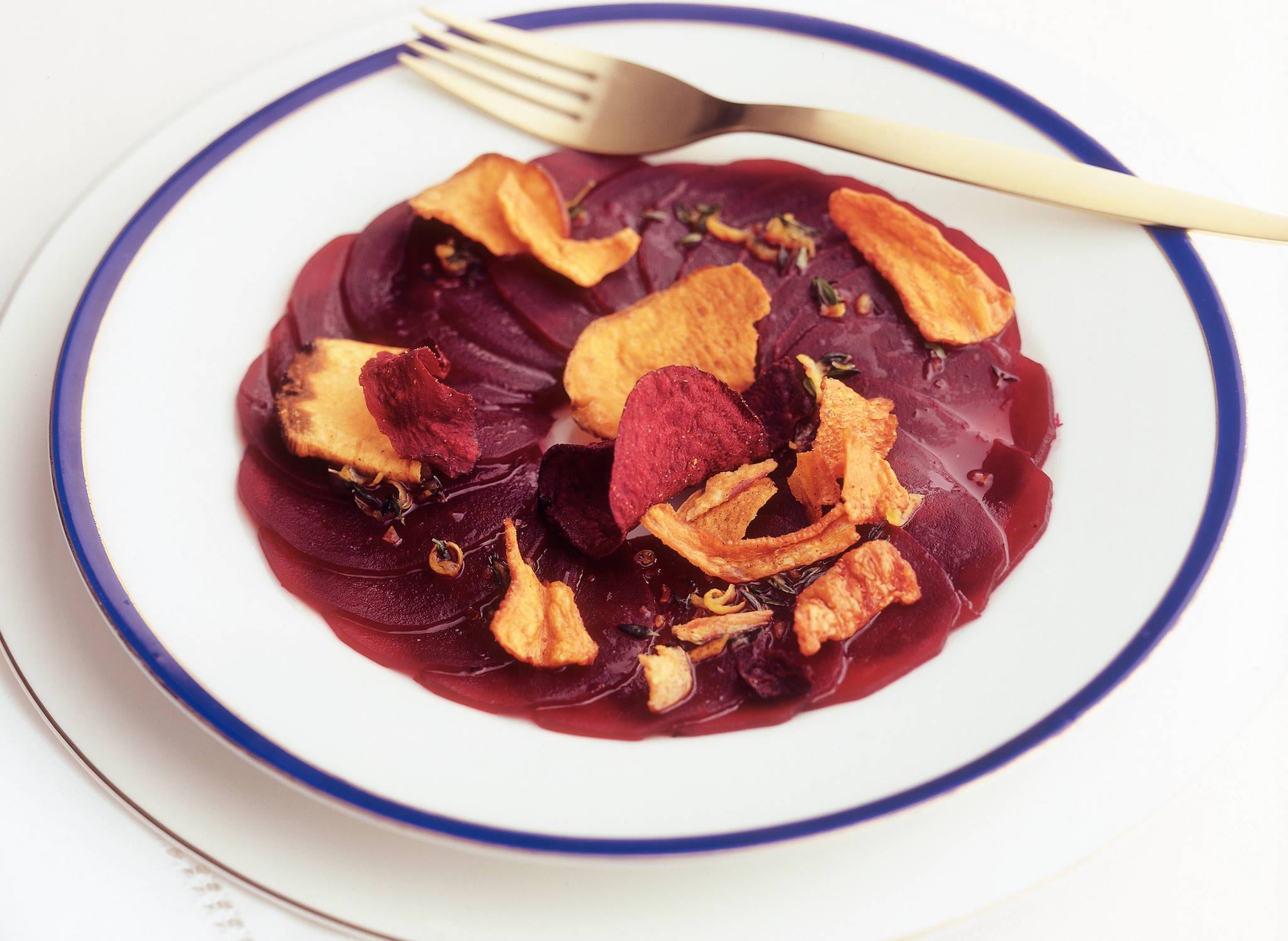 Bietjes met groentecrisps recept - Allerhande | Albert Heijn