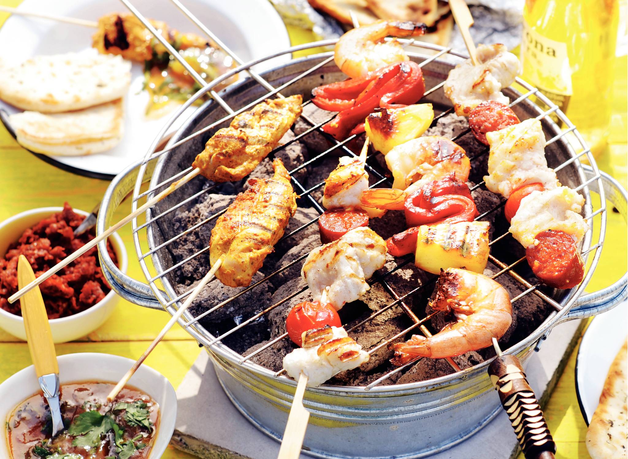 Zeewolf-chorizospiesen recept - Allerhande | Albert Heijn