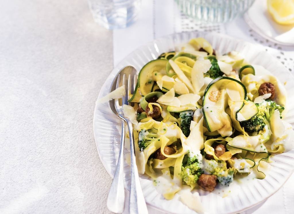 Tagliatelle met courgette en citroen recept - Allerhande | Albert Heijn