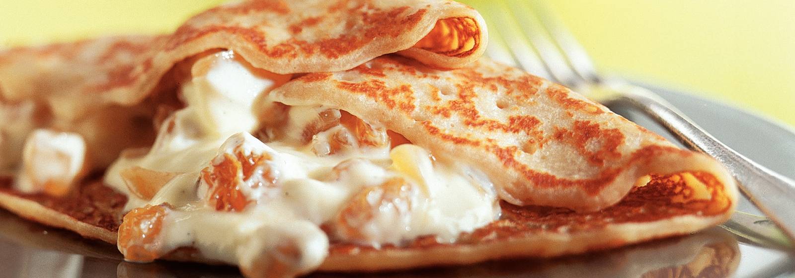 Gevulde flensjes met vanillekwark recept - Allerhande | Albert Heijn