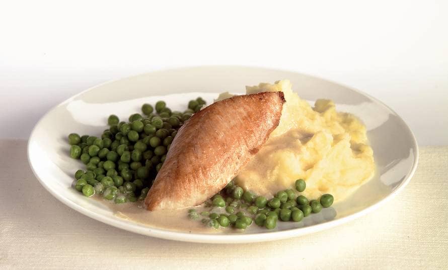 Kalkoenfilet met sherrysaus - Recept - Allerhande - Albert Heijn