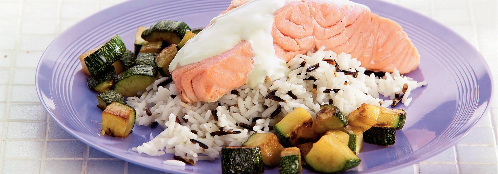 Gestoomde zalmfilet met wasabisaus recept - Allerhande | Albert Heijn