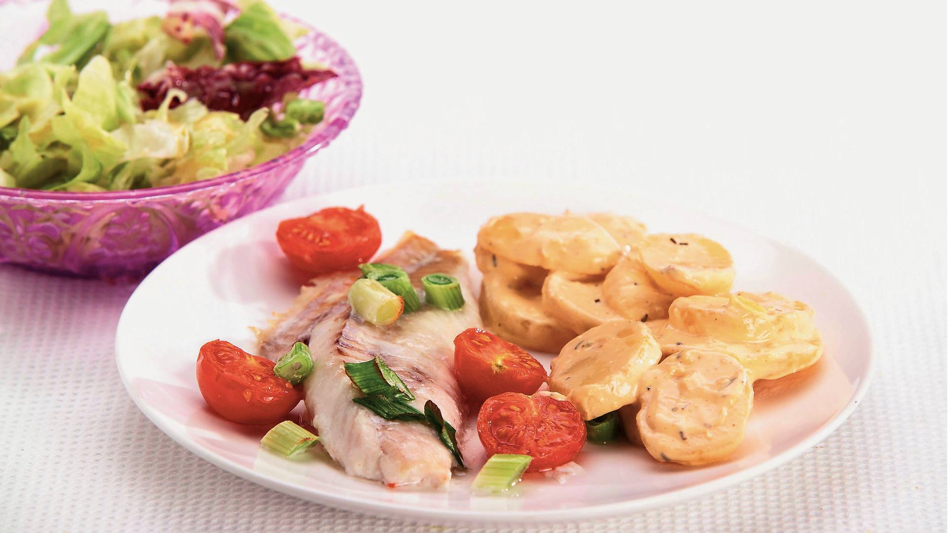 Romige aardappelen met roodbaarsfilet recept - Allerhande | Albert Heijn