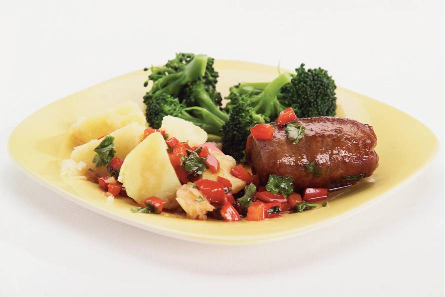 Rundervink met paprikajus recept - Allerhande | Albert Heijn