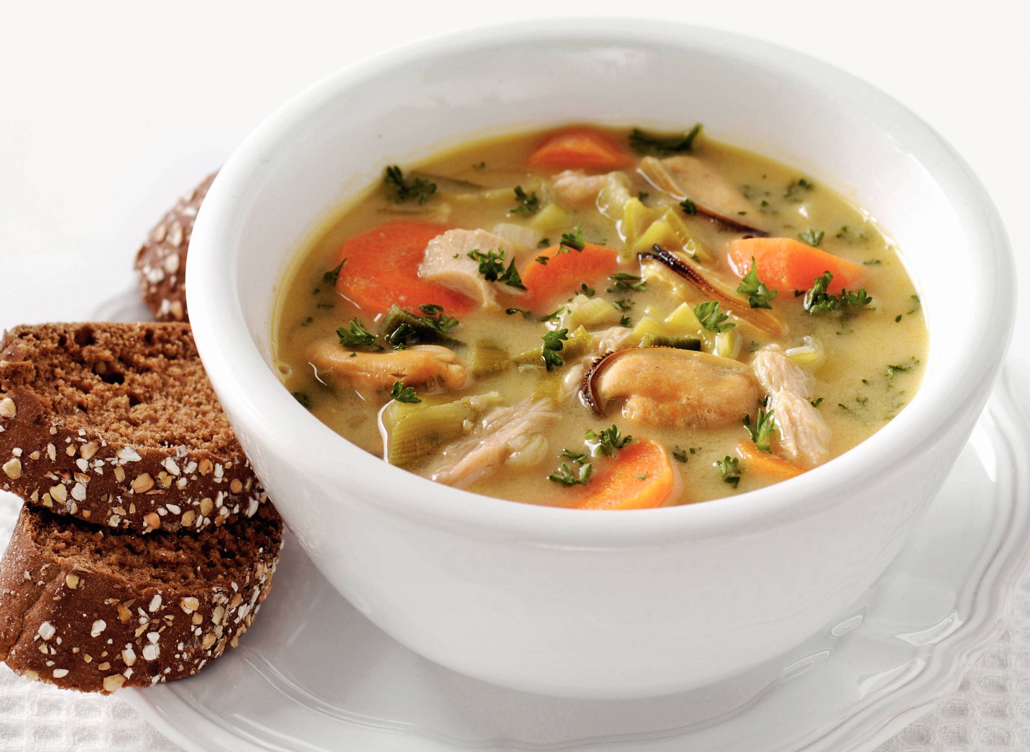 Mosterd-mosselsoep met wortel recept - Allerhande | Albert Heijn