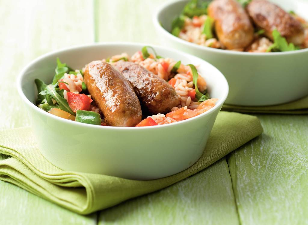 Paprikarijst met Catalaanse braadworst recept - Allerhande | Albert Heijn