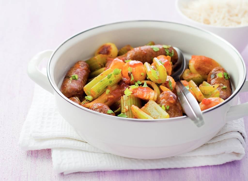 Pannetje met bleekselderij en braadworstjes recept - Allerhande ...