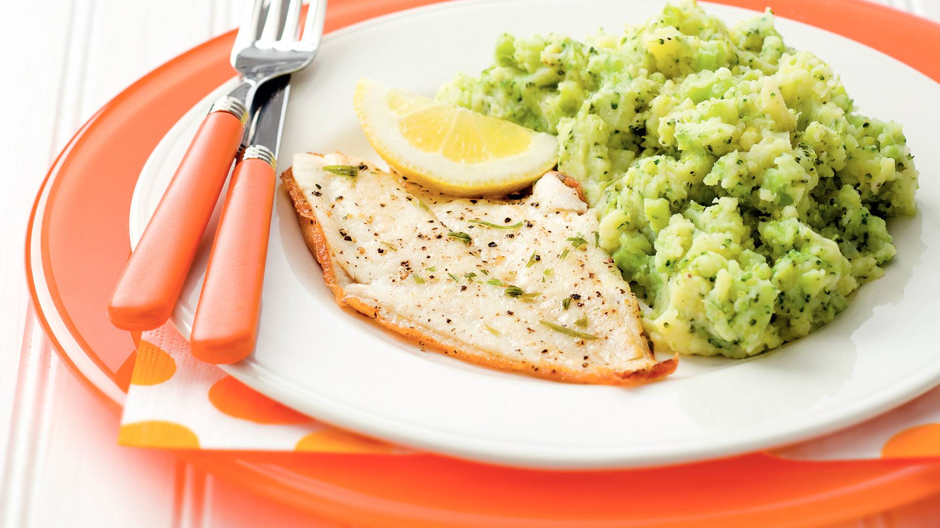 Scholfilet met broccolipuree recept - Allerhande | Albert Heijn