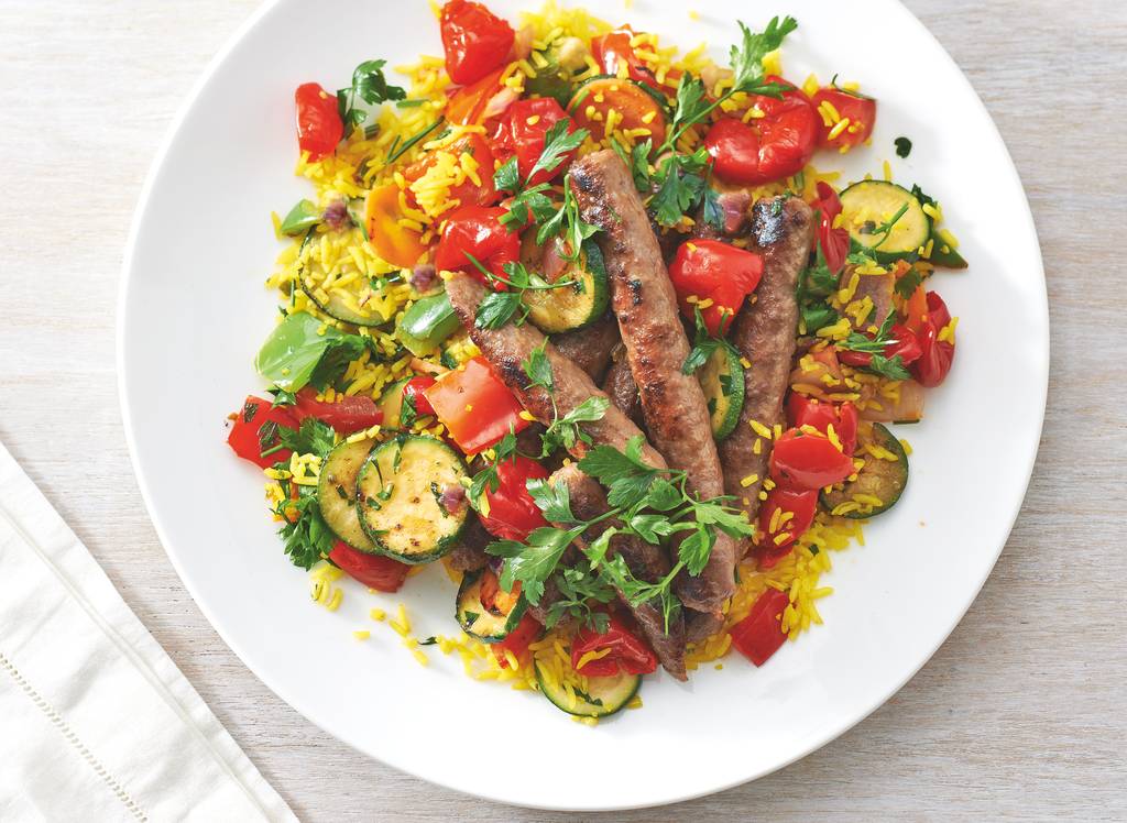 Pikante rijst met worstjes recept - Allerhande | Albert Heijn