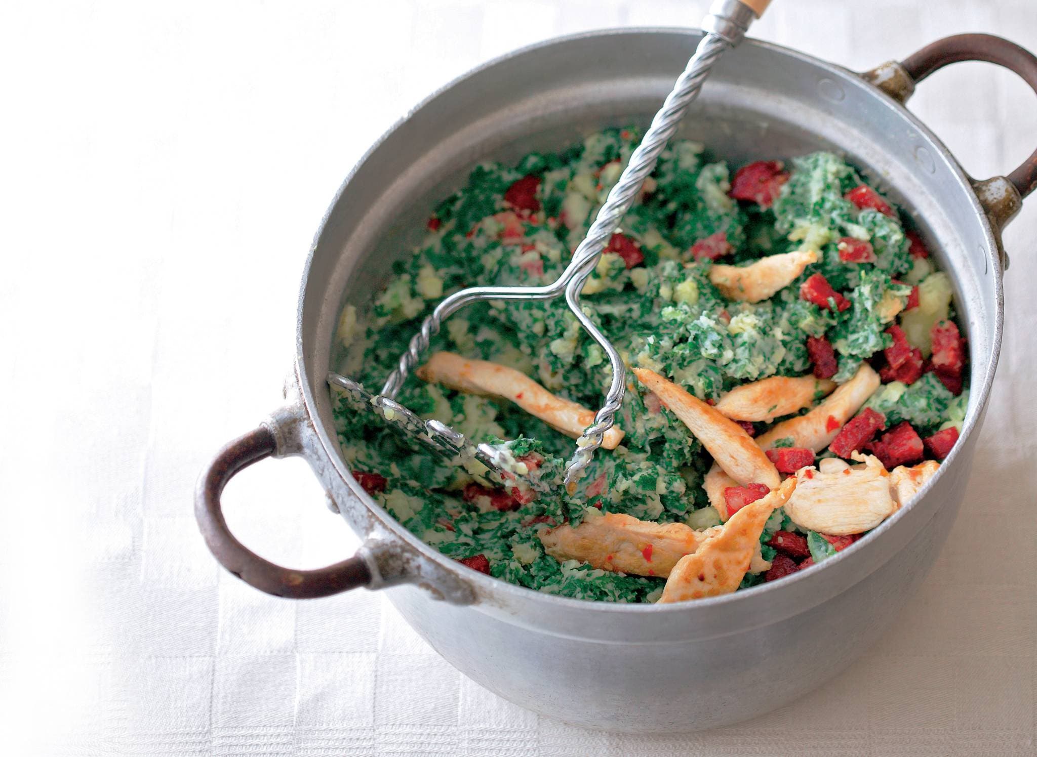 Pittige boerenkoolstamppot recept - Allerhande | Albert Heijn