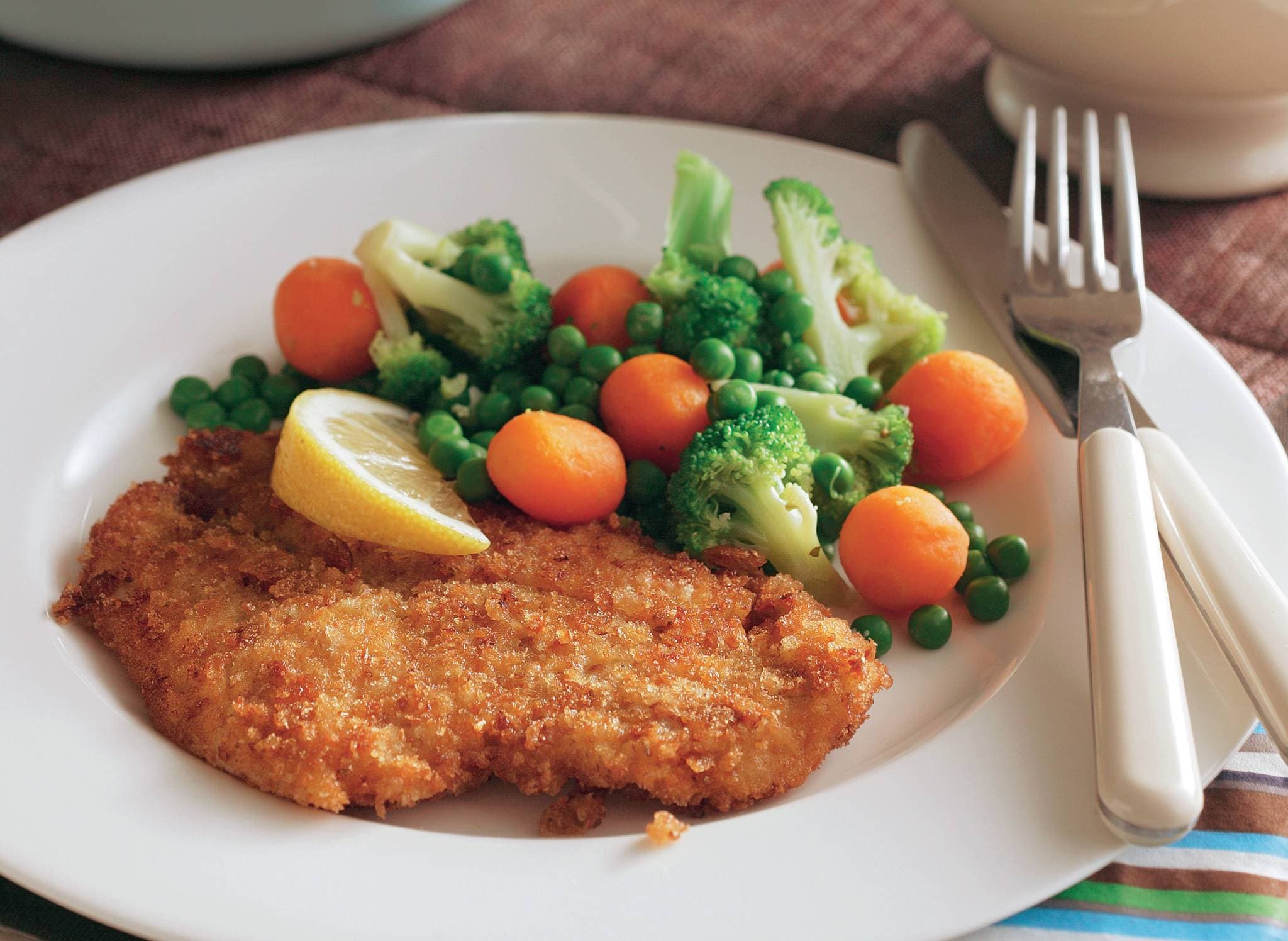 Krokante scholfilet met stoomgroenten recept - Allerhande | Albert Heijn