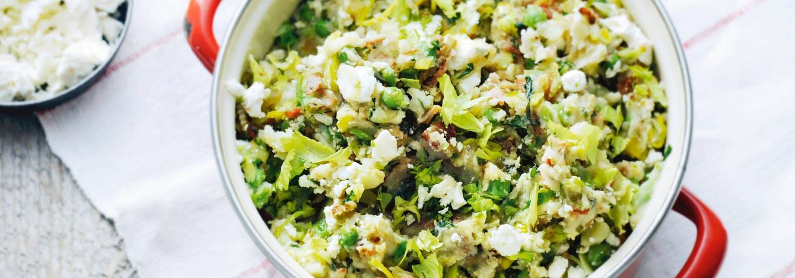 Lentestamppotje met erwtjes en ham recept - Allerhande | Albert Heijn