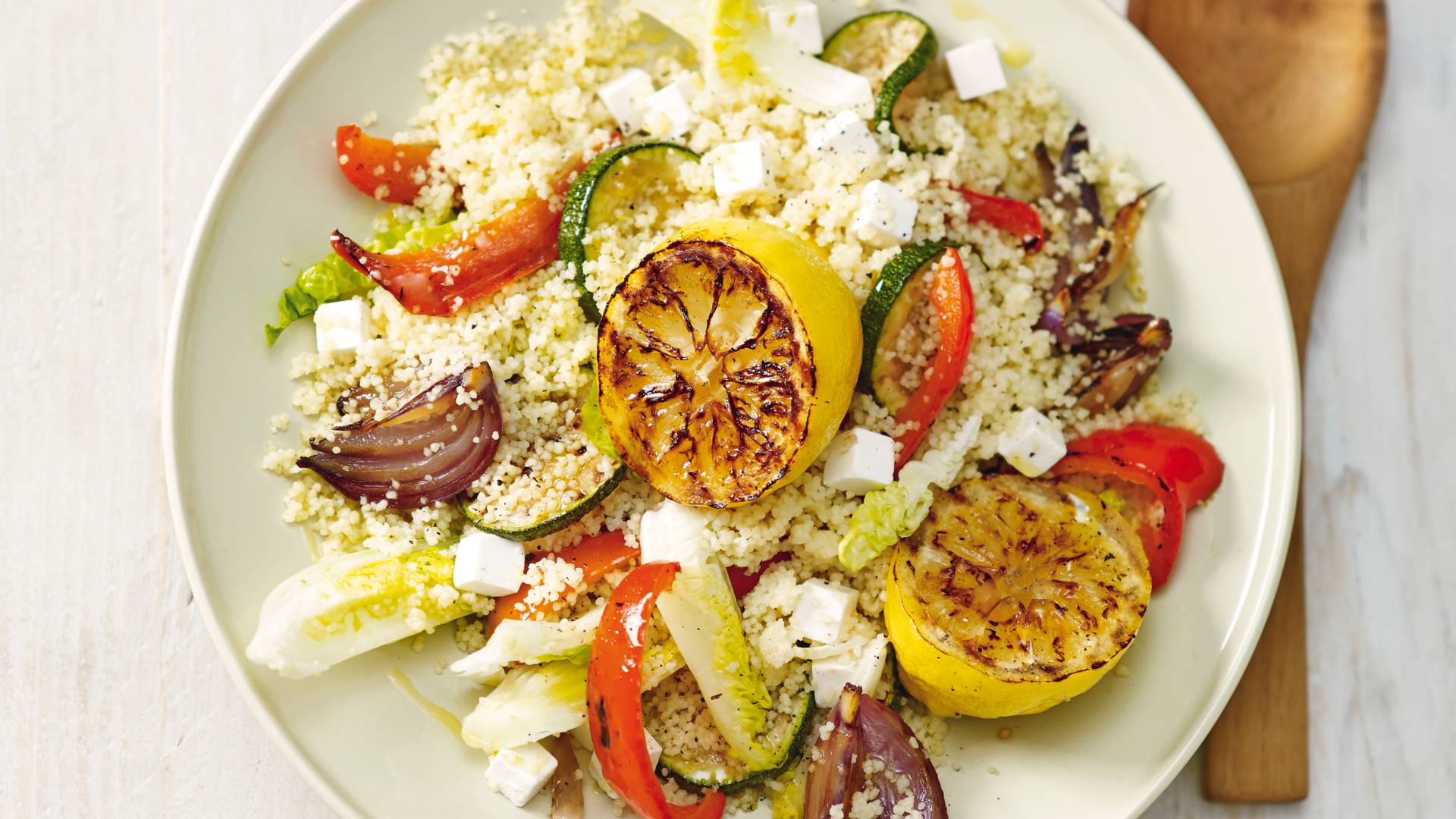 Couscoussalade met gegrilde citroen recept - Allerhande | Albert Heijn