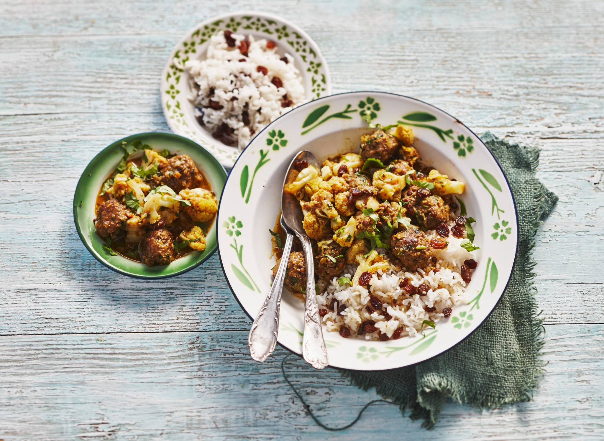 Curry van linzen-runderballetjes met rijst recept - Allerhande | Albert ...