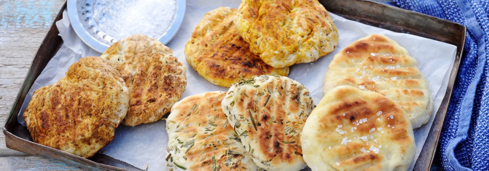 Platbrood van de barbecue (flatbread) recept - Allerhande | Albert Heijn